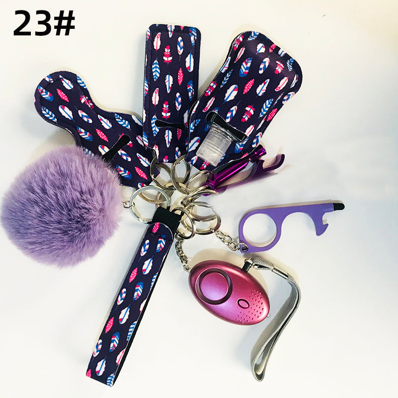 Self Defence Key Chain Set - Boho Feathers – Hustle Print Studio