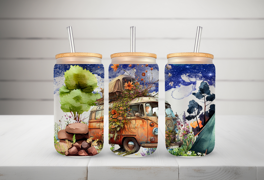 "Combi Camper" Libby Wrap – Hustle Print Studio
