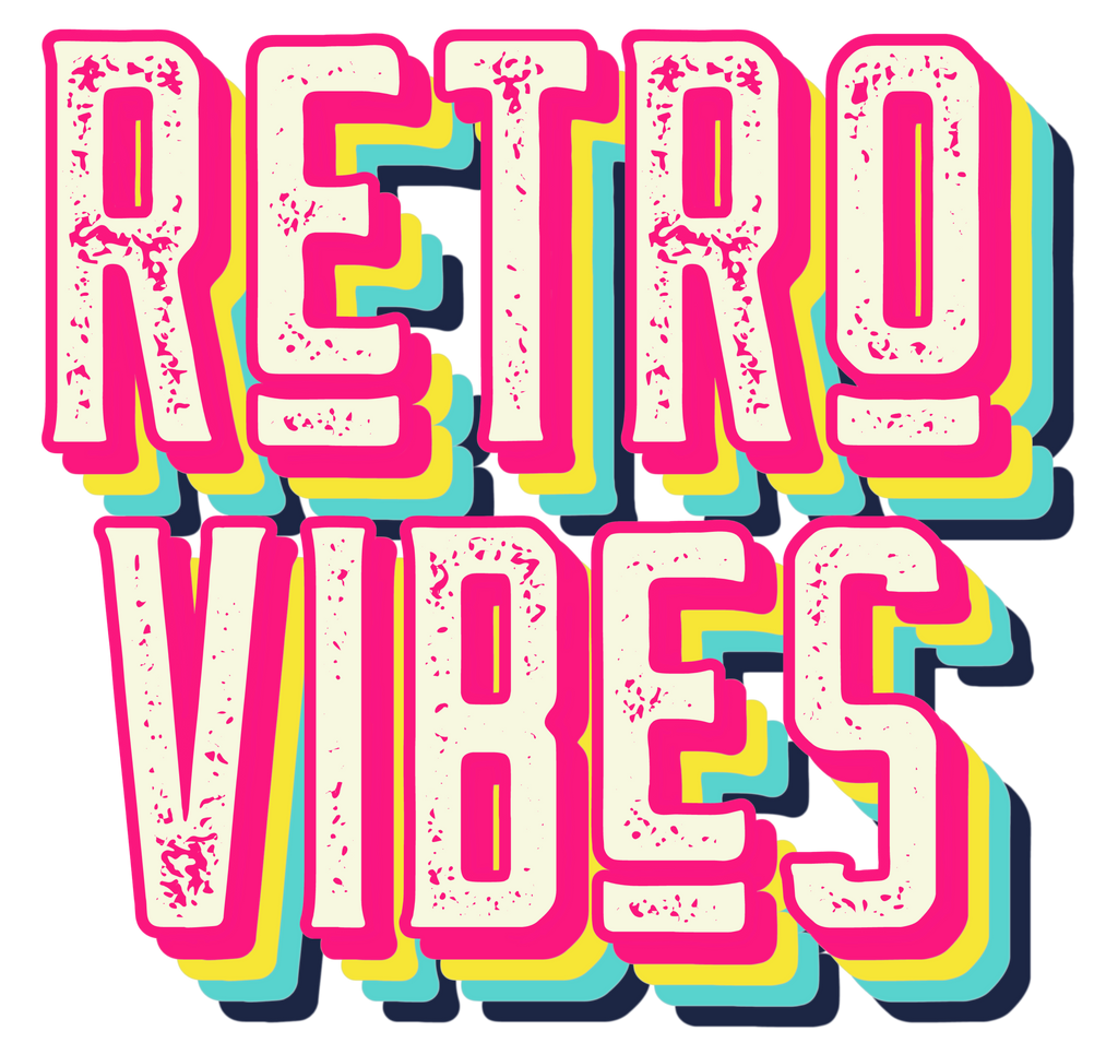 "Retro Vibes" Transfer – Hustle Print Studio